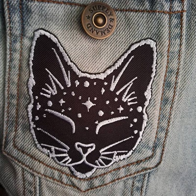 Skeleton Middle Finger Embroidered Patch / Vegan Adhesive / Gothic ...