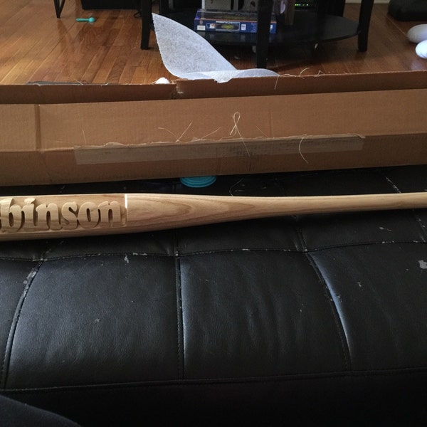 Personalized 35in Baseball Bat Deep Carved - Etsy