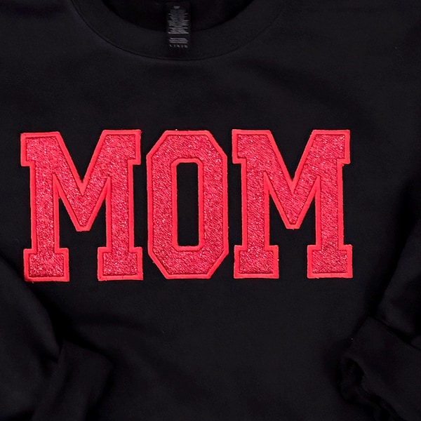 Mom Applique Embroidery Design: Split Sizes (instant Download) - Etsy