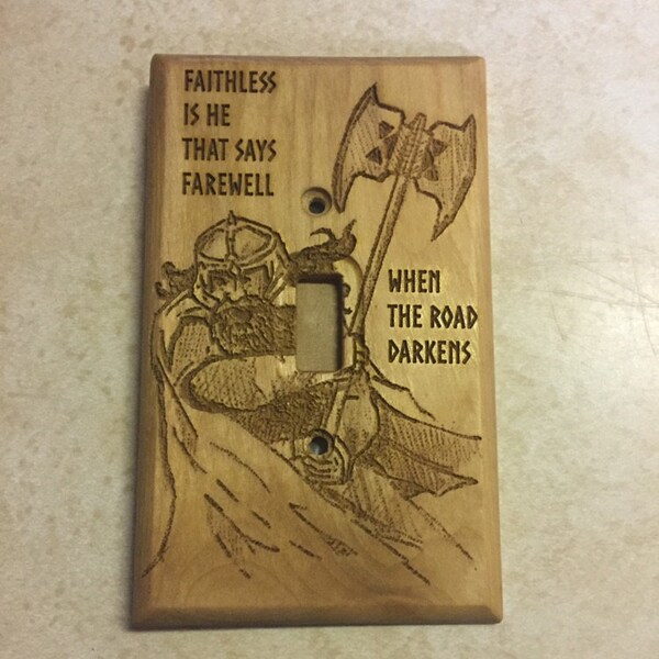 Lord of the Rings Light Switch Cover, LOTR, , One Ring Script, Hobbit ...
