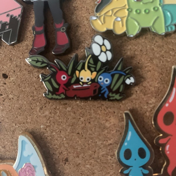 Pikmin Enamel Pin - Etsy