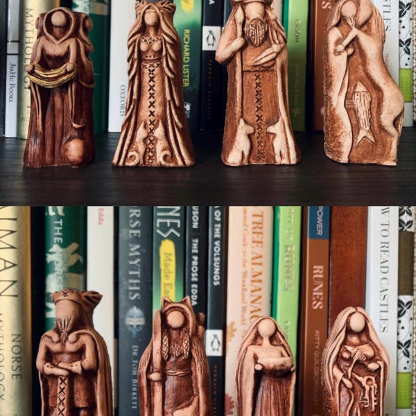 Norns Statue Goddess Norns Figurine Wyrd Verdandi Skuld Are Deities in ...