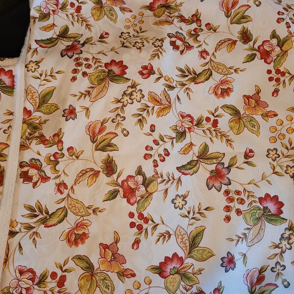 Mill Creek Small Scale Floral MULTI Home Decor Drapery Curtain Window ...