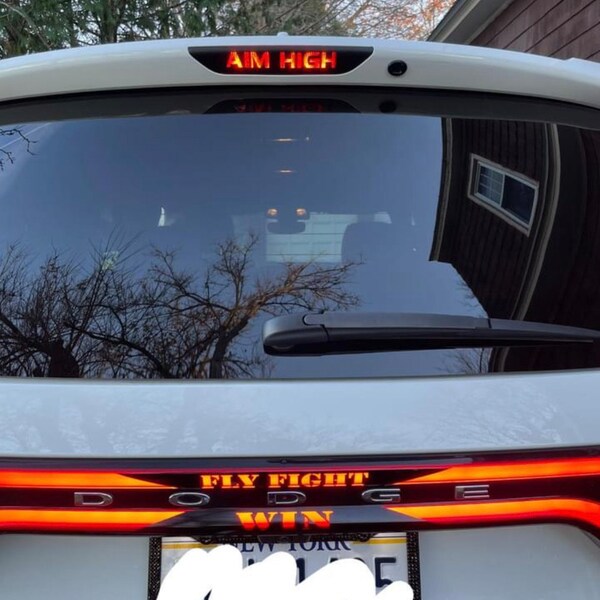 Dodge Durango Tail Light Racetrack Decal Center Overlay - Fits 3rd Gen ...