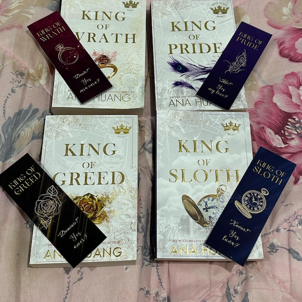 Ana Huang | Kings of Sin Series Bookmark - Etsy