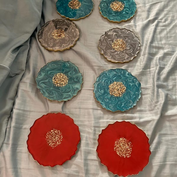 Decoupage Florida Cockle Shell Jewelry Dish, Trinket Tray, Handmade ...