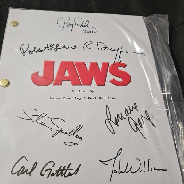 Beetlejuice Movie Script Signed Autographed Signature Reprints - 134 ...