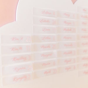 Tropical Palm Leaf Name Tags Handwritten Monstera Names With - Etsy
