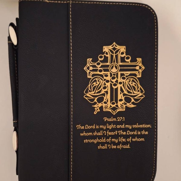 Personalized Bible Cover, Monogrammed Bible Cover, Bible Verse Gift ...
