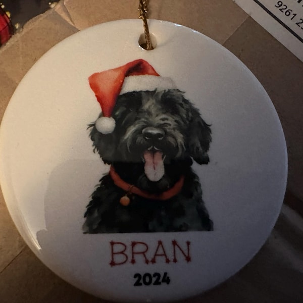 Handmade Personalized Goldendoodle Ornament, Custom Labradoodle ...