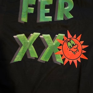 Feid Number Logo and Back Logo Black Shirt| Ferxxo Essential Shirt Logo ...