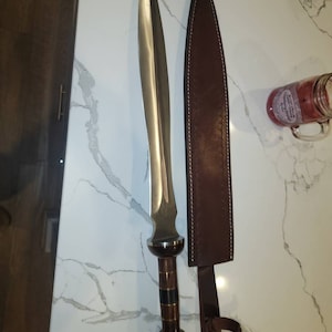 Roman Gladius Historical Custom Handmade Stainless Steel Blade, Warrior ...