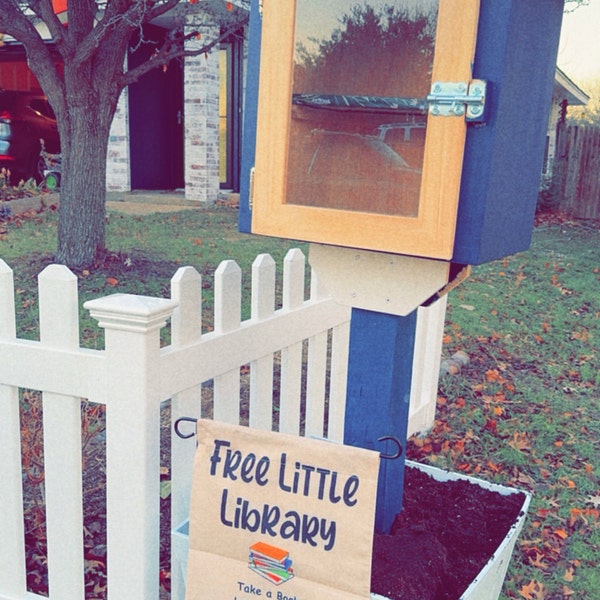 Extra Tall Townhouse Library / Free Shipping / Little Pantry / Little ...