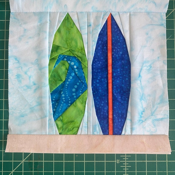 Surfboards Quilt Block Pattern: Beach Theme (PDF Pattern) - Etsy