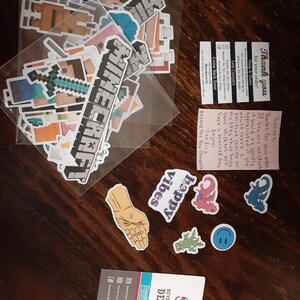 Minecraft Stickers Pack of 17 - Etsy