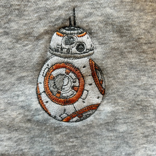 Star Wars BB-8 Droid Embroidery Design in Multiple Formats & 2 Sizes - Etsy