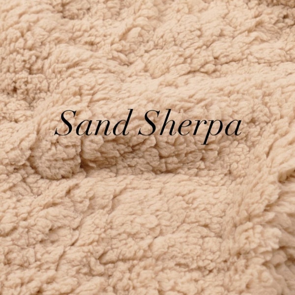 Sherpa Teddy Luxury Knitted Fur Super Soft Sheep Wool Feel Fabric ...