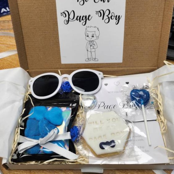 Page Boy Gift , Page Boy Proposal Gift, Will You Be My Page Boy Gift ...