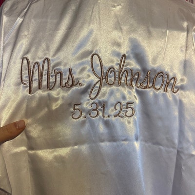 Mother of the Bride Robe, Mother of the Bride Satin Robe Gift, Satin ...