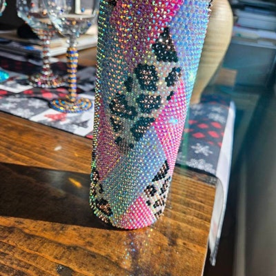 Diagonal Ombre Rhinestone Pattern_rhinestone Pattern_rhinestone ...