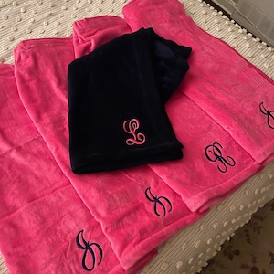 Monogrammed Terry Spa Wrap-bridesmaid Gift-graduation Gift-bachelorette ...