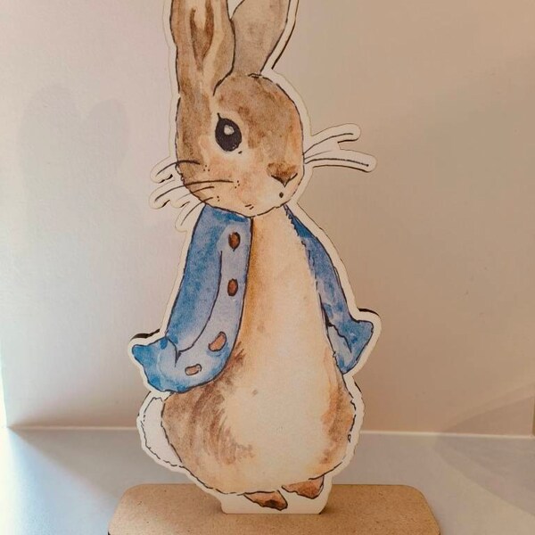 Peter Rabbit Cutouts | Wooden Peter Rabbit Table Decor | Peter Rabbit ...