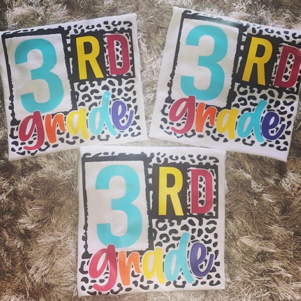 3rd Grade Svg, Third Grade Design, Teacher Svg, Back to School Svg ...