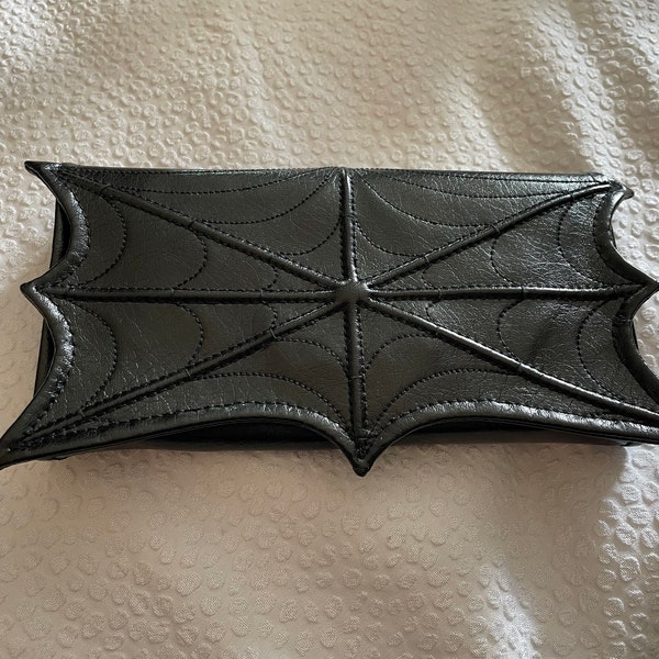 Black Bat Wing Bag, Small Crossbody Bag, Black Purse, Vegan Bag, Goth ...