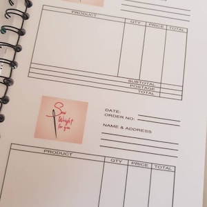 Order Book Spiral Bound Order Book Custom Order Book Small Business ...