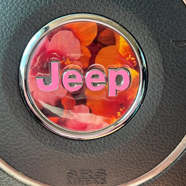 Honey Bee Steering Wheel Overlay Decal • Compatible With Jeep Models - Etsy