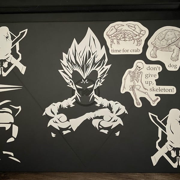 Goku Super Saiyan Power up Decal - Etsy