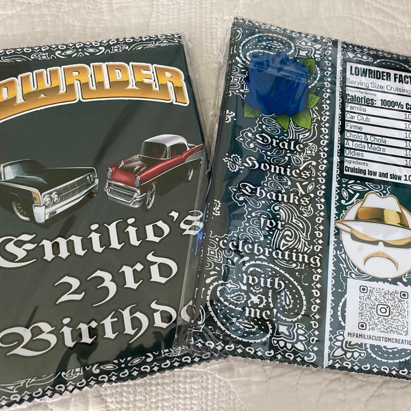 Homies Inspired Chip Bag, Party Favor, Chip Bags, Homies Birthday ...