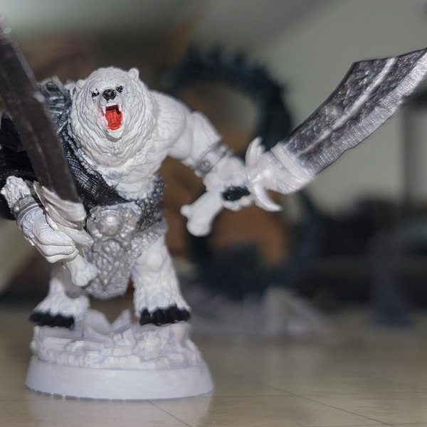 Colonel Thierry Du Lion D'argent Paladin Bust to Paint Dungeons Dragons ...