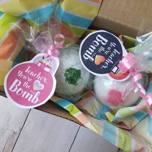 Printable Teacher Appreciation Week Bath Bomb Gift Tag INSTANT DOWNLOAD ...
