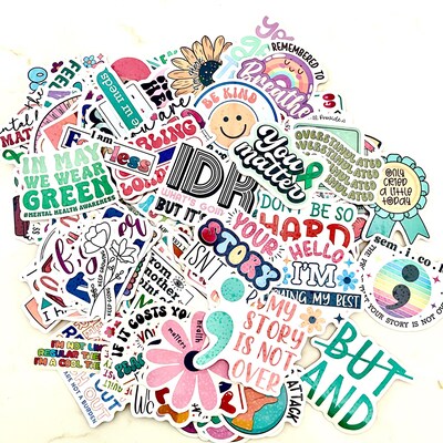 300pc VSCO Stickers Pack Ocean Themed Outdoor Decal for Laptop Hydro ...