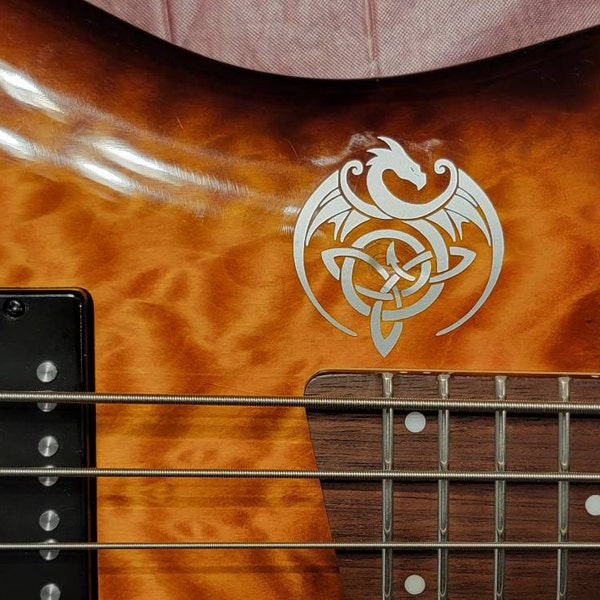 Celtic Dragon Vinyl Decal - Etsy