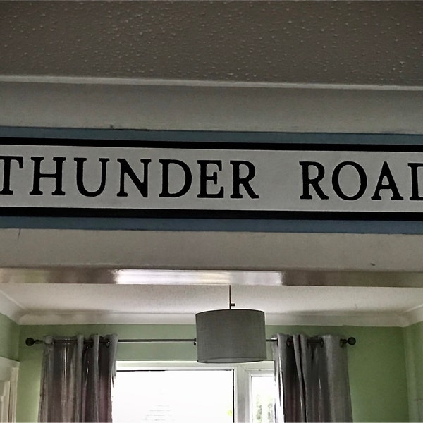 Bruce Springsteen Inspired Thunder Road Old Fashioned Faux Cast Iron ...