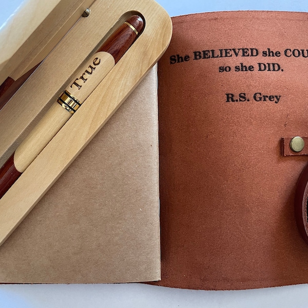 Custom Leather Journal for Graduation Gift , for College Graduation ...