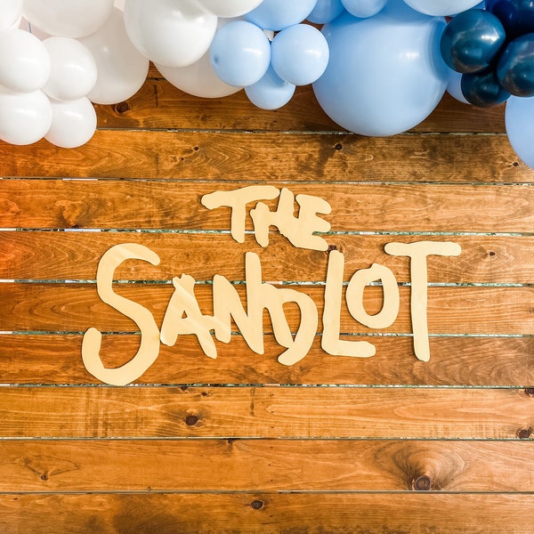The Sandlot Wood Sign - Baseball Party Backdrop Sign - the Sandlot ...