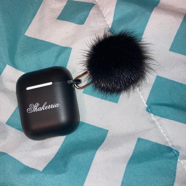 Custom Airpods Pro 3 Case Cute With Pom Pom Keychain,silicone AirPod ...