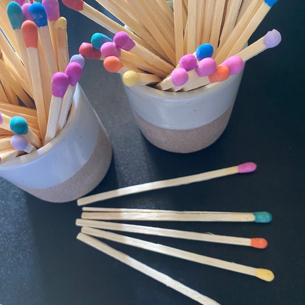 Refill Matchsticks! Bundle of 100 Color Safety Matches to Refill Your ...