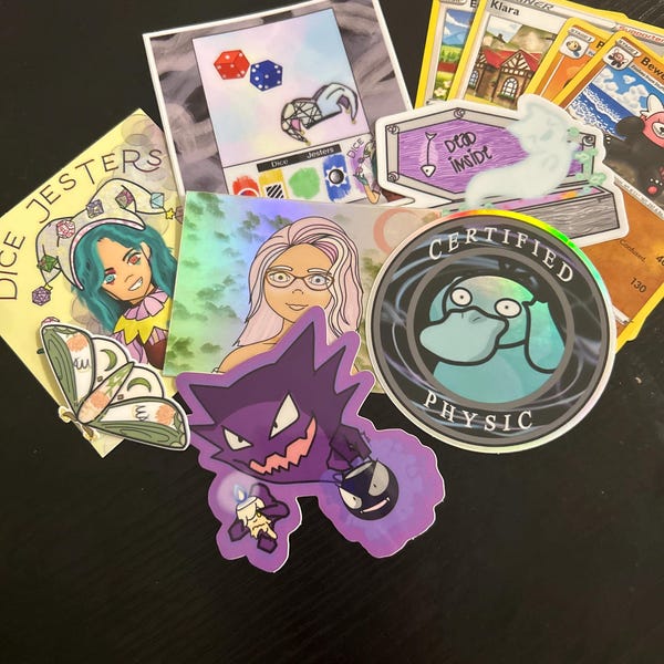 Holographic Sit Boy Sticker | Holographic Sticker | Anime Sticker ...