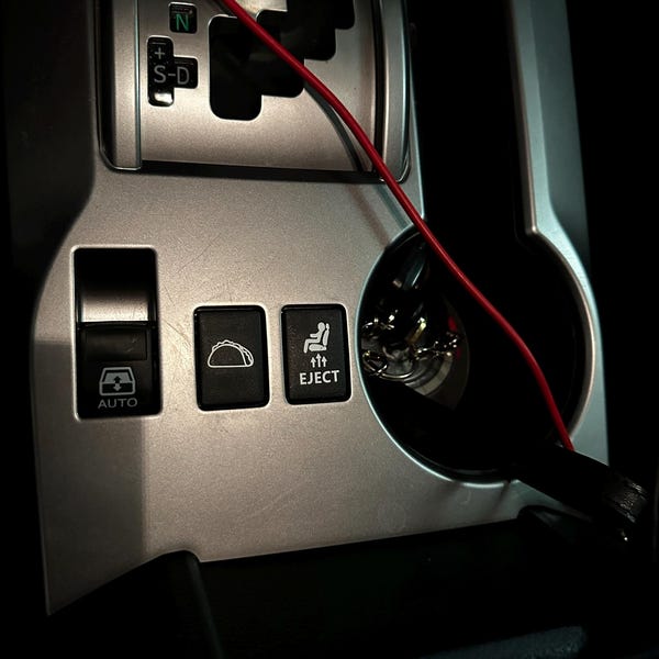 Eject Button Decal, Car Decal, Eject Passenger Button, Blank Button ...