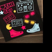 I Love the 80s V2 Monogram - Cutting Files Svg Png Jpg Eps Dxf Digital ...