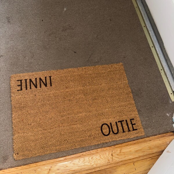 Simple Monogram Door Mat | Wedding Gift | Custom Doormat | Family ...