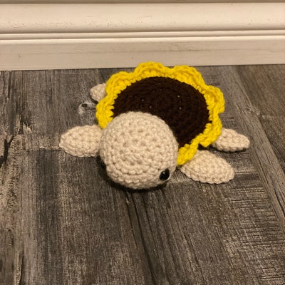 Petal the Sunflower Turtle Pattern Crochet PDF Download - Etsy