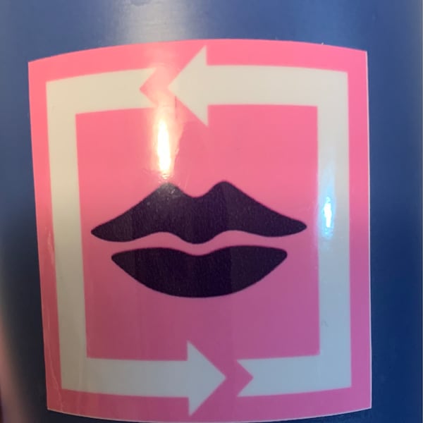 Kiss Sticker Ermes Costello - Etsy