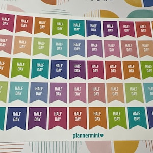 Cardio Planner Stickers Essentials Flag Sticker Erin - Etsy