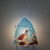 Handmade Fused Glass Glass Night Light Puffins - Etsy