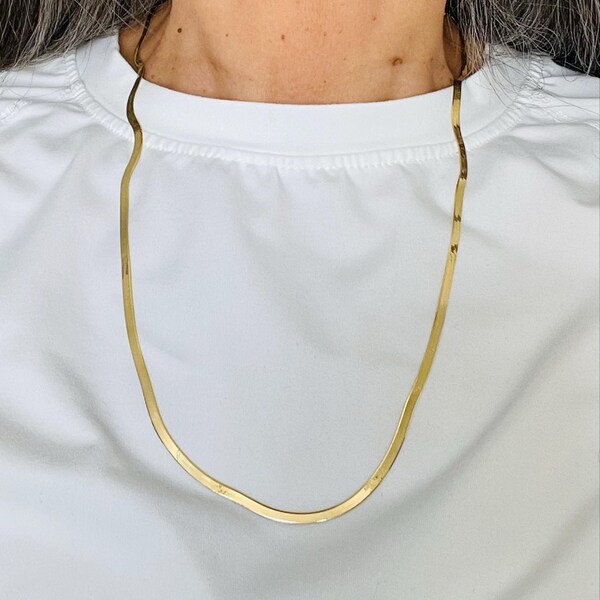 14K Yellow Gold Miami Cuban Link Chain Necklace, 18" Inch, 10mm Thick ...